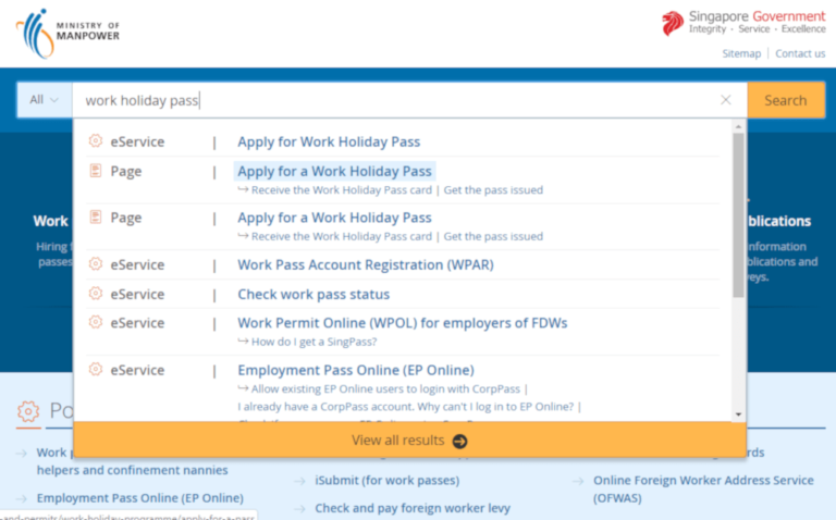 シンガポールでのビザ返却方法 | INTERN KAIGAI